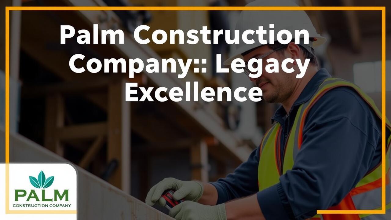 Palm Construction Company | A Legacy of Excellence